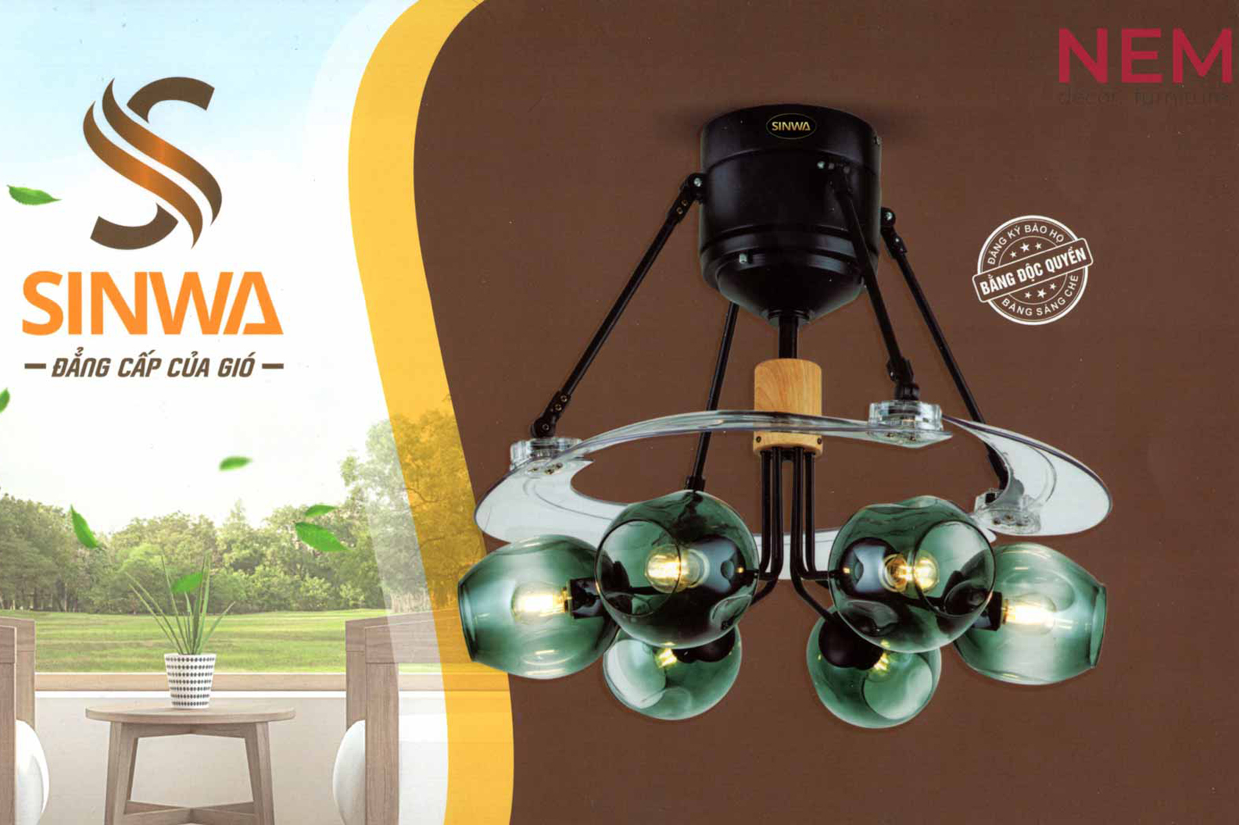 CATALOG SINWA 2020 - Quạt Trần - NEM Decor